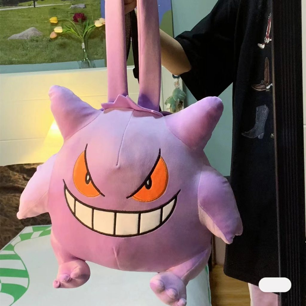 Kawaii Gengar Backpack Plush Pokemon Bag - Free Shipping Worldwide - Kivaj