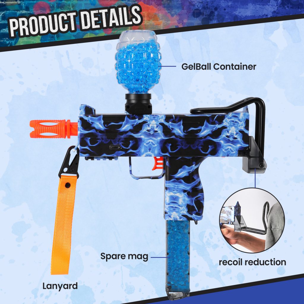 Orby Gun Electric Water Ball Gel Blaster - Free Shipping Worldwide - Kivaj