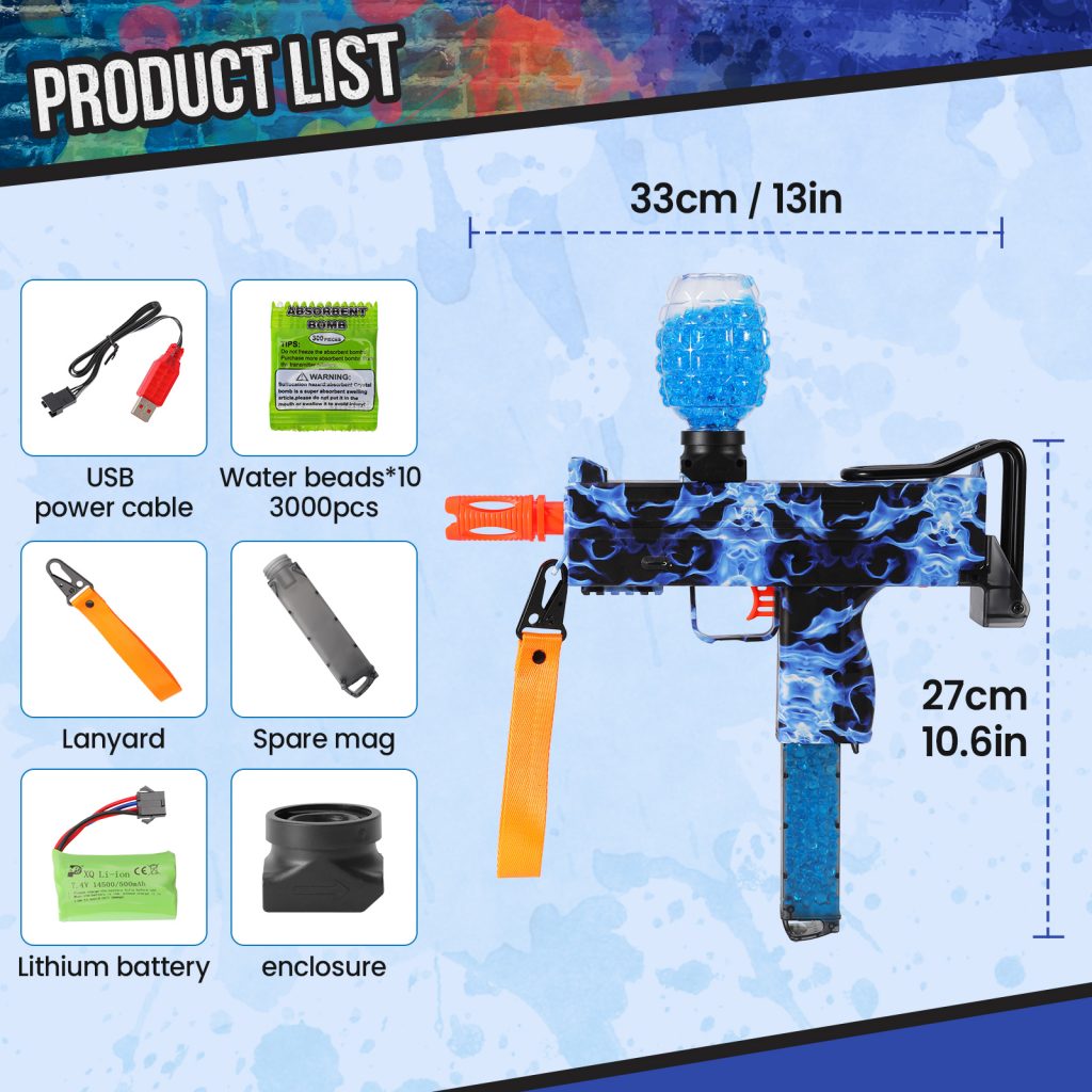 Orby Gun Electric Water Ball Gel Blaster - Free Shipping Worldwide - Kivaj